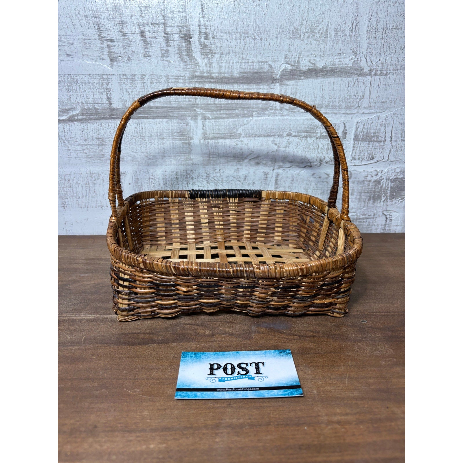 Square Wicker Basket – Post Furnishings