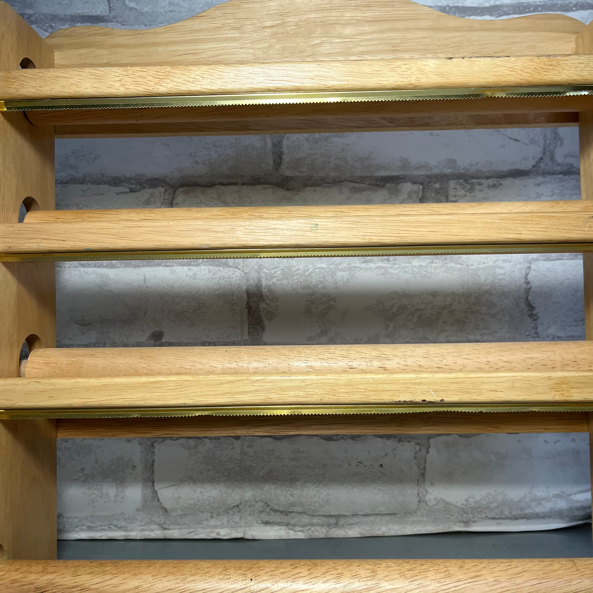 Vintage Wooden Foil, Saran Wrap, Wax Paper Wall Mount – Post Furnishings