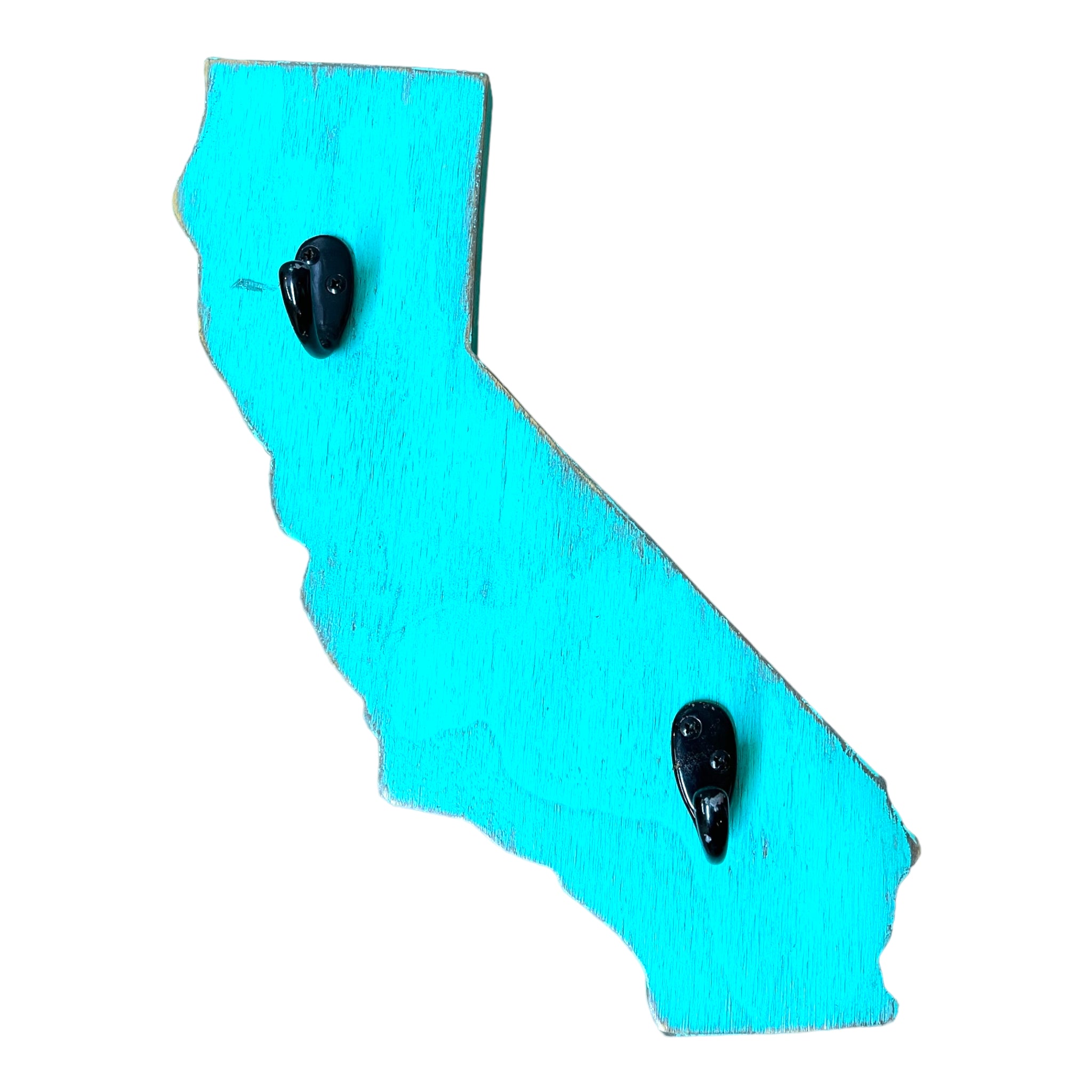 California State Shaped Wood Cut Out W/ Hooks – Post Furnishings