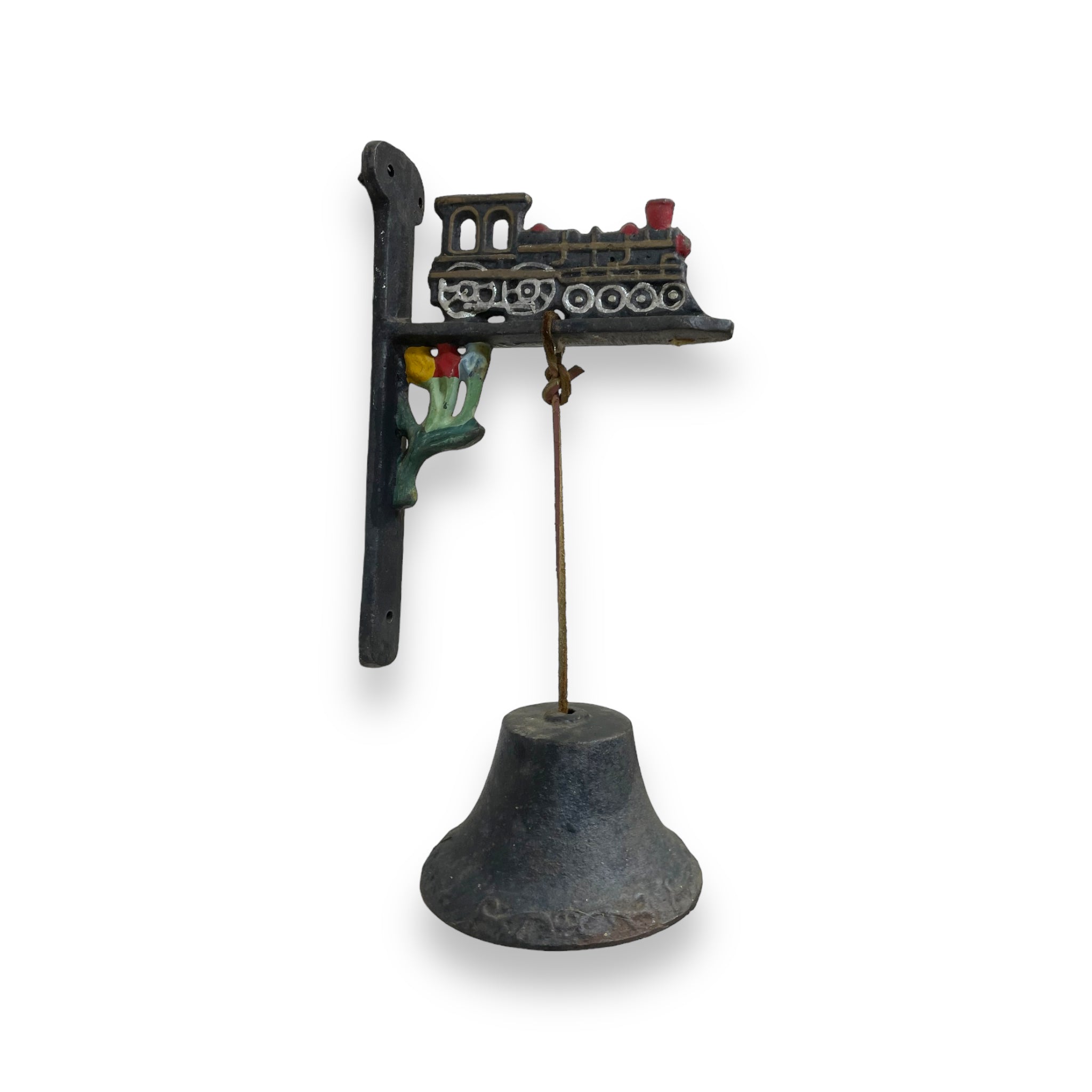 Wrought Iron Train Bell – Post Furnishings